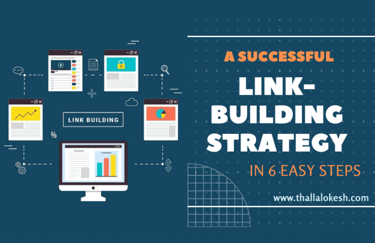 Top 6 Easy Link Building Strategies - Thalla Lokesh